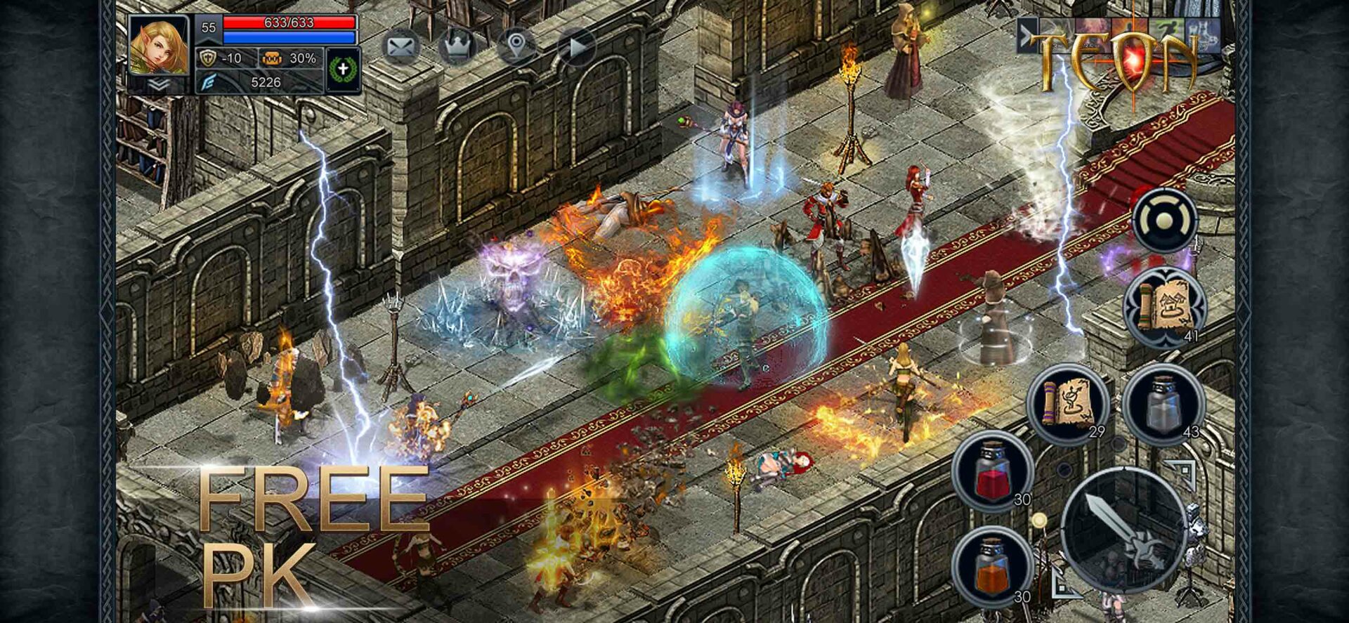 Classic Fantasy MMORPG - Teon: Sword & Magic